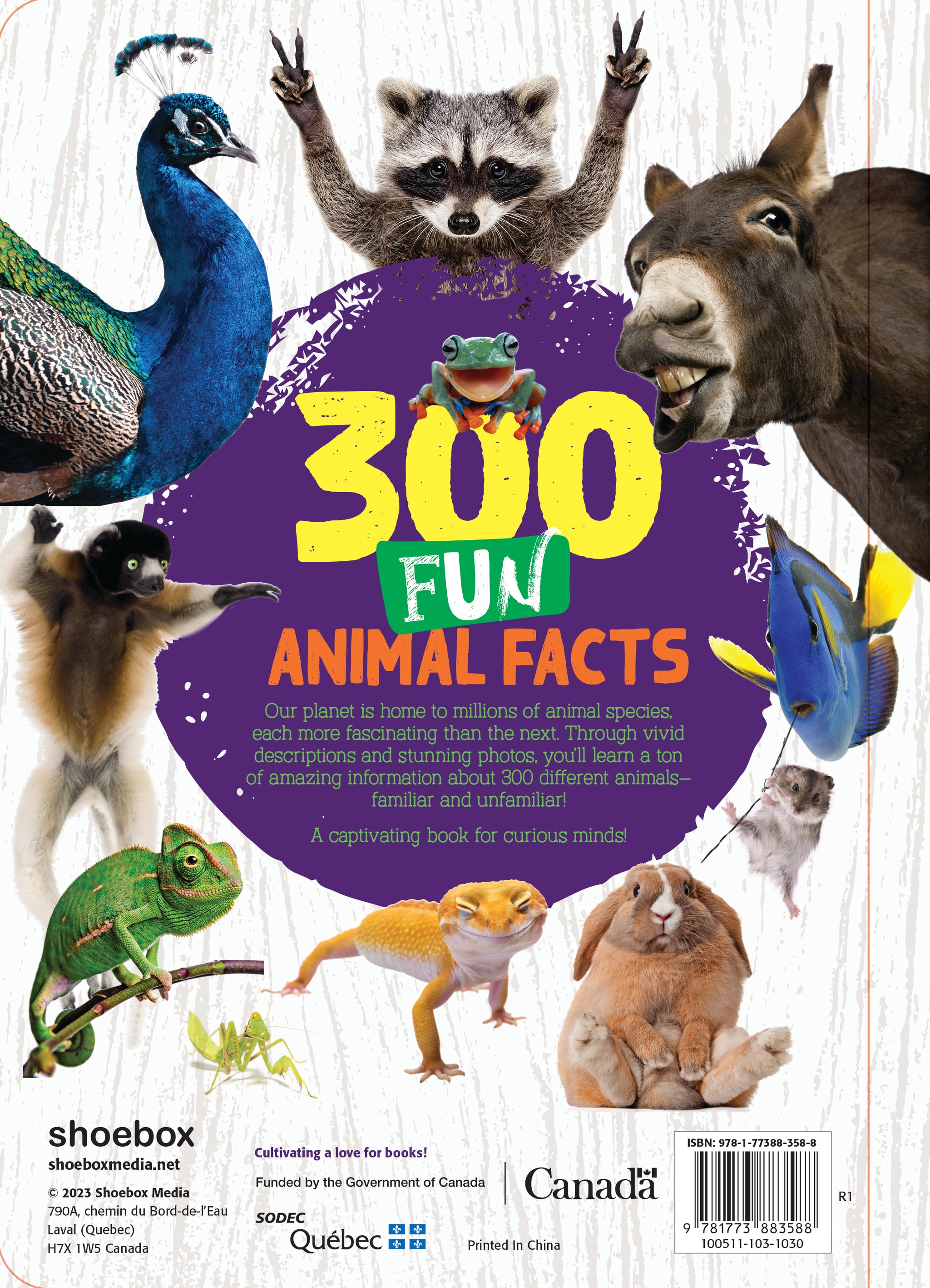 300 Fun Animal Facts – Shoebox