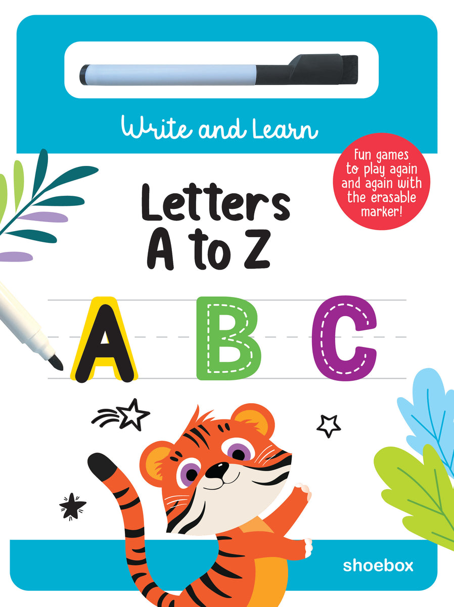 Write and Learn : Letters A to Z – Shoebox